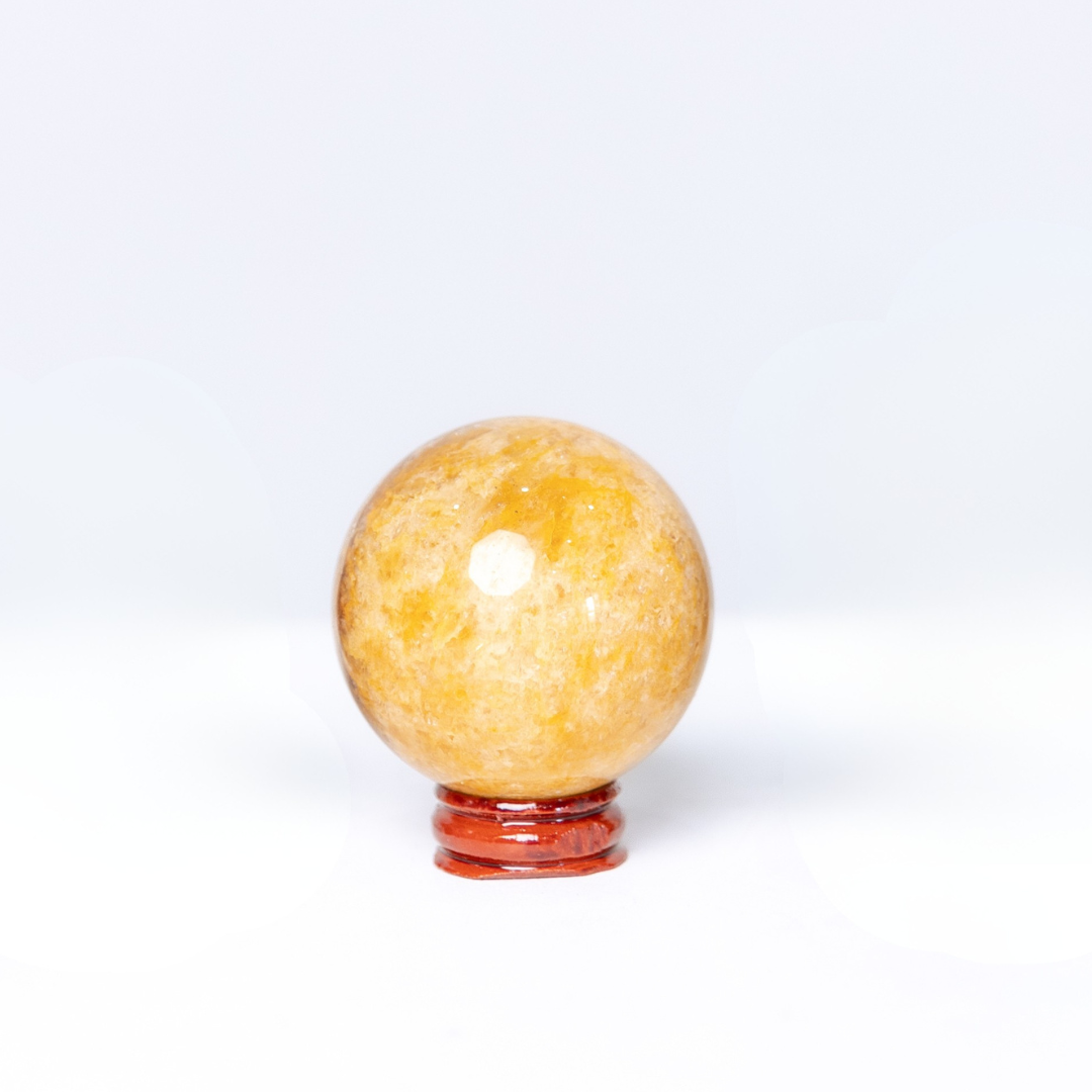 Golden Healer Quartz Sphere Healing · Renewal · Divine Energy – LUCYFOX Aus