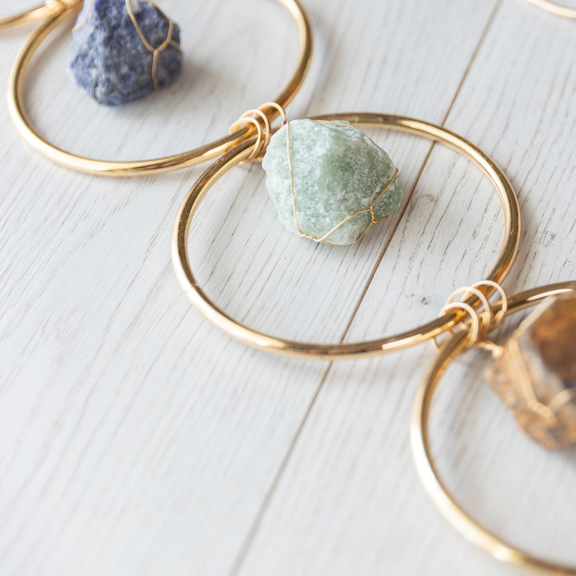 Colossal Equilibrium Balance Rings Gold – LUCYFOX Aus